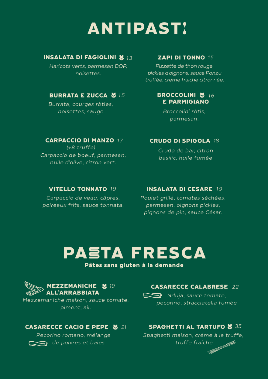 Zapi | Restaurant Italien & Pizzeria à Paris 1er | Pizza Maison